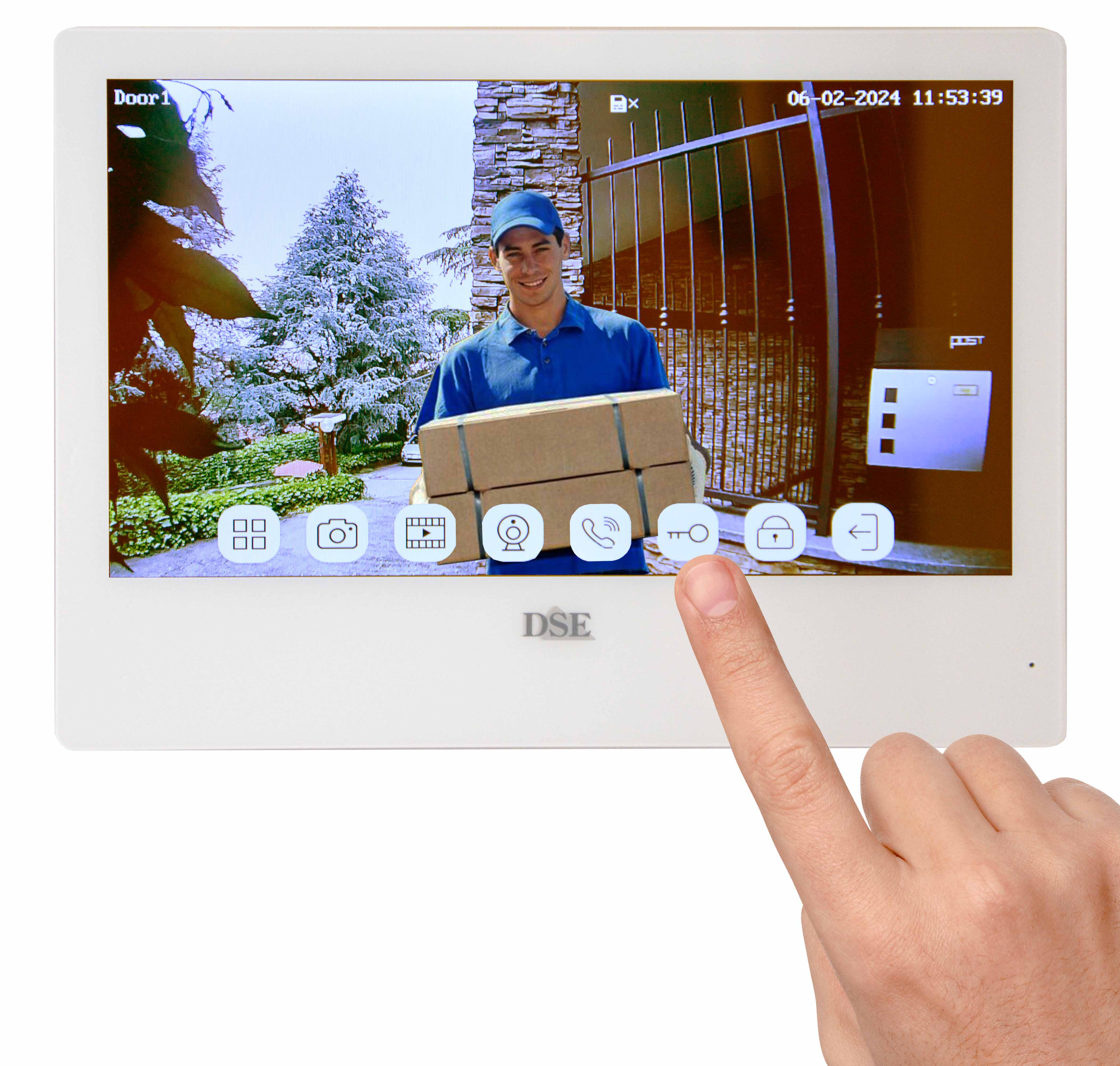 2 wires wifi IP video intercom for 1,2,3,4 families villas with Tuya ...