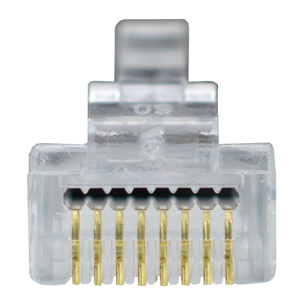 RJ45 passthrough Ethernet connectors