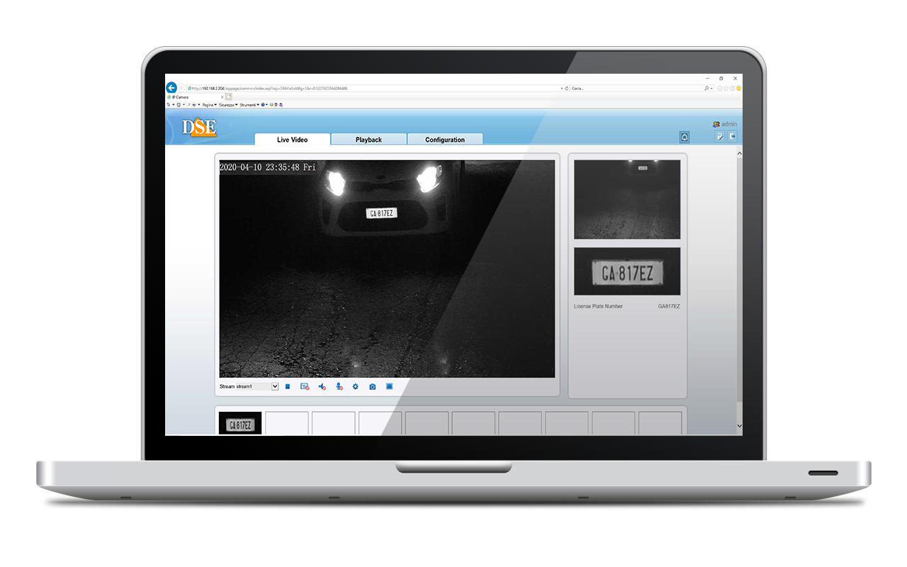 Car plate ANPR LPR cameras with OCR | DSE CCTV software for car plate ...