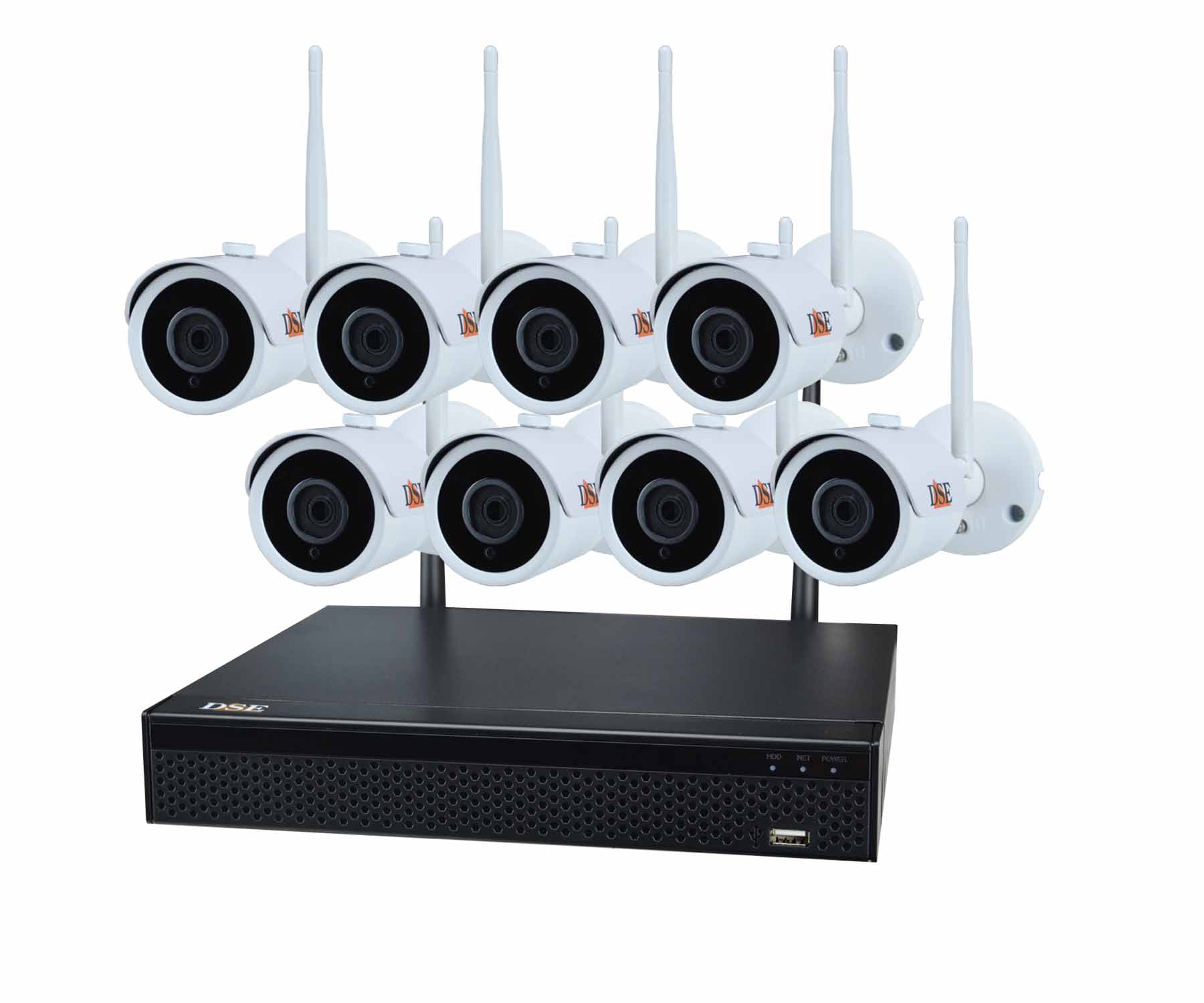 CCTV wifi Kit 5MP e 4K - Wireless cameras kit - Video surveillance kit ...