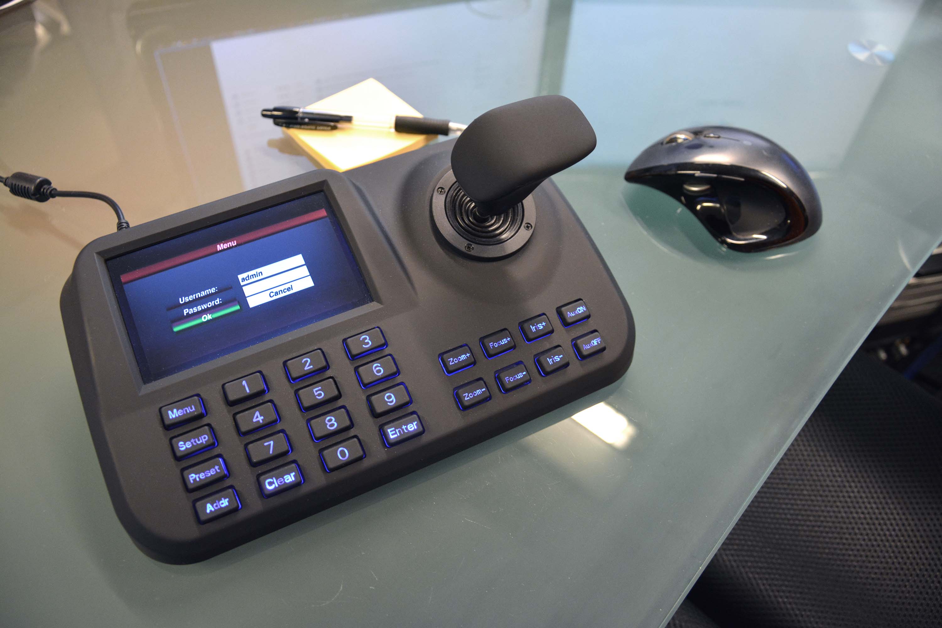 PTZ controllers keyboards for speed dome security cameras | DSE ...